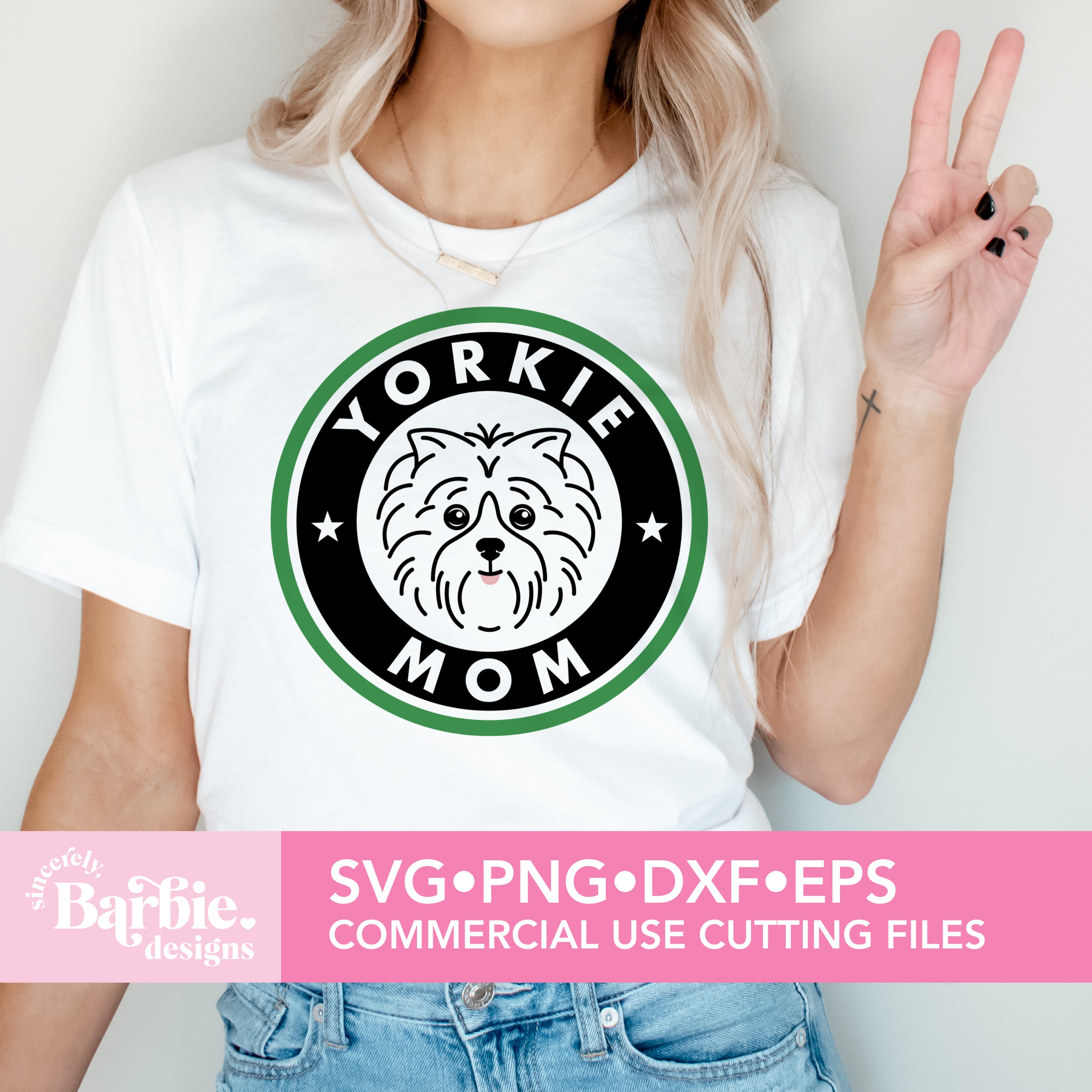 Yorkie Mom SVG File Dog Mom Digital Download Yorkie Dog - Etsy