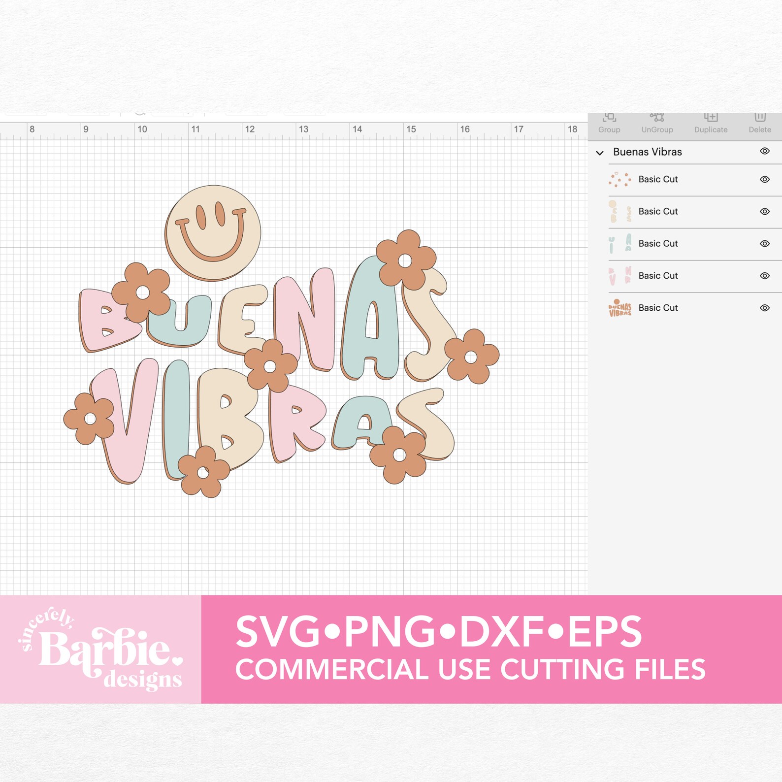 Buenas Vibras good Vibes SVG File Spanish Positive Quotes - Etsy