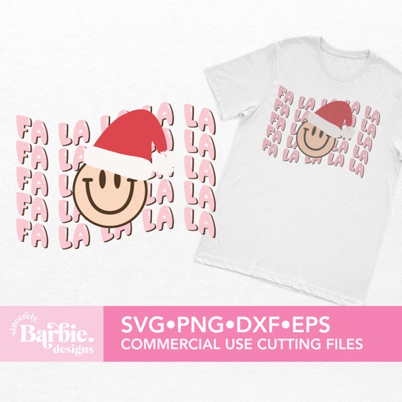 Christmas Svg Png Files Happy Falalala Svg Digital Download - Etsy