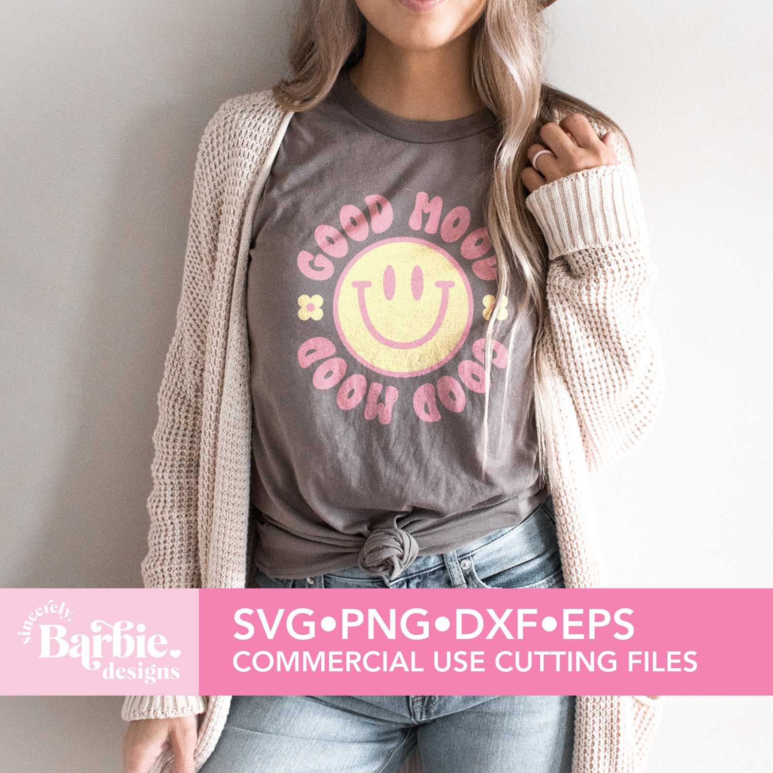 Good Mood SVG File Positive Affirmations Quotes Digital | Etsy