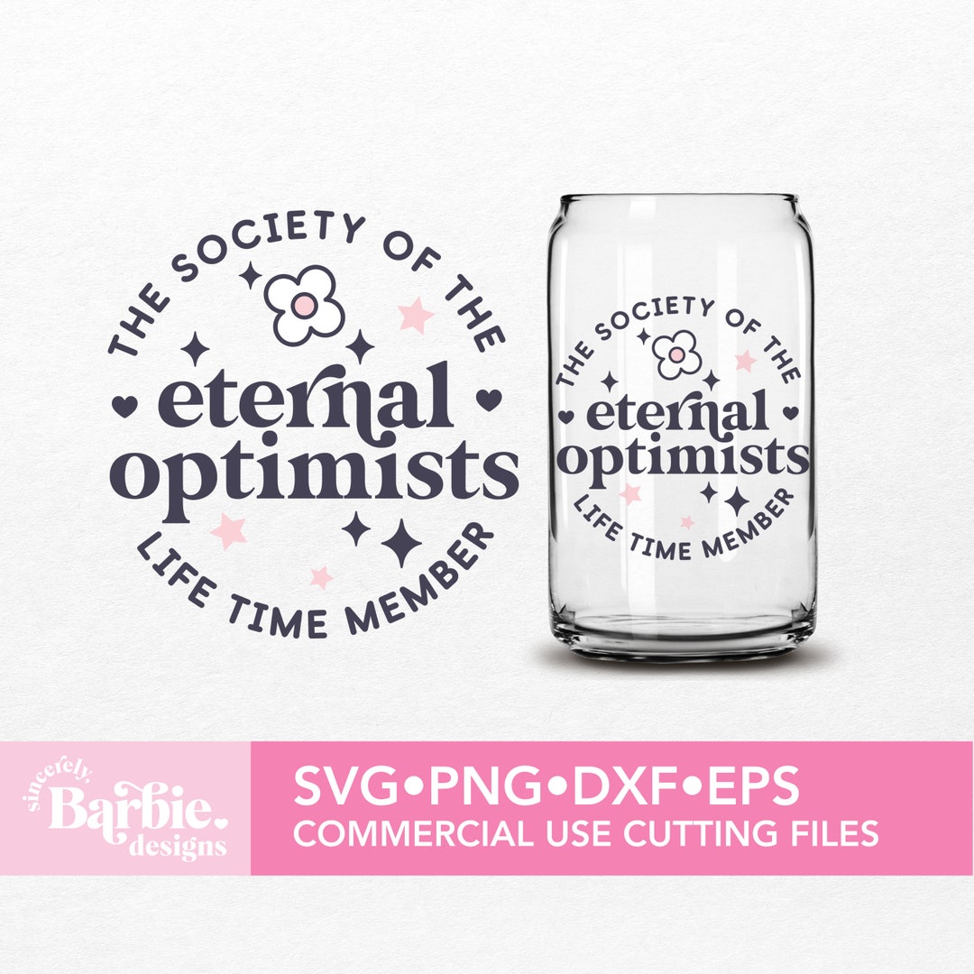 Eternal Optimists SVG PNG: Positive Vibes Digital Download - Etsy
