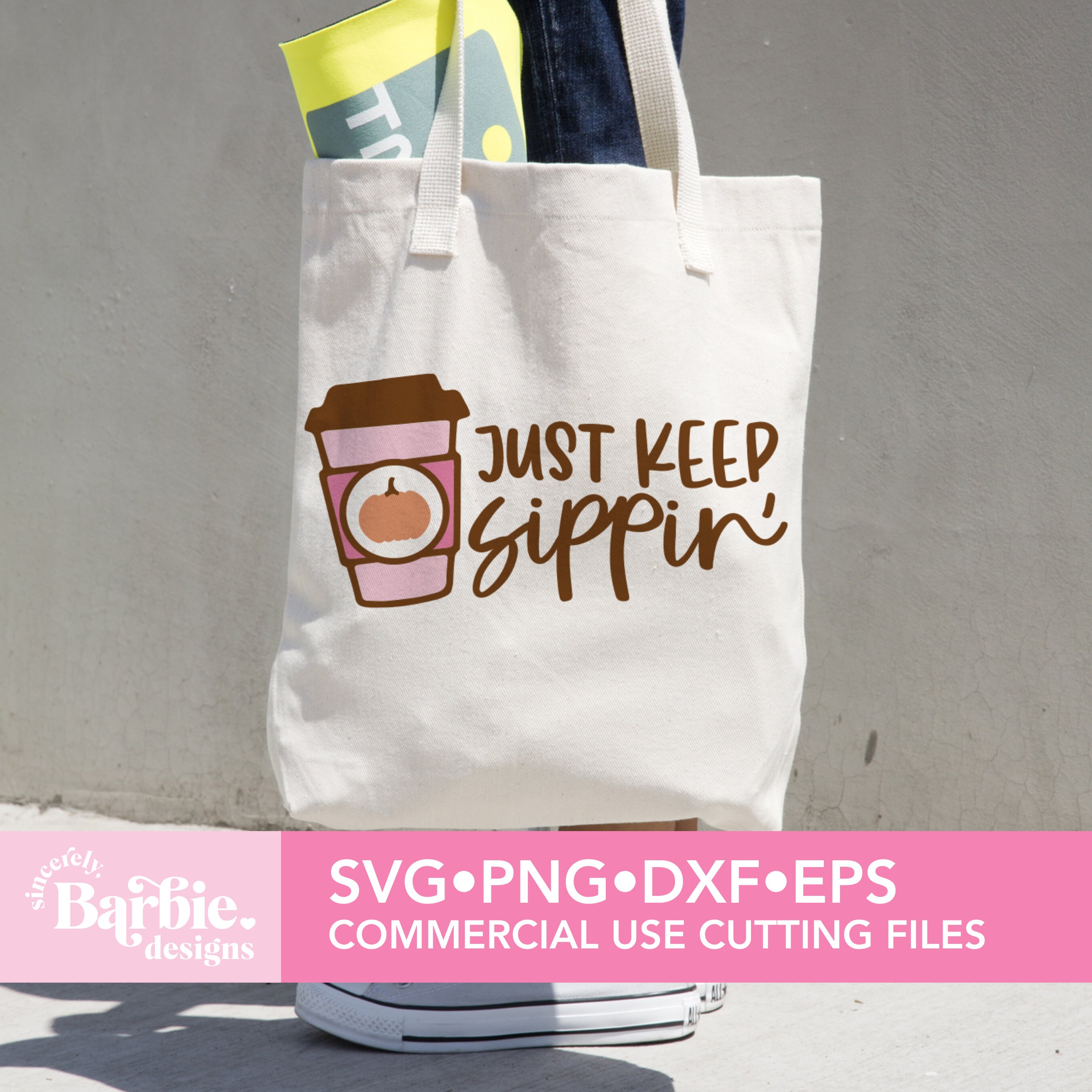 Just Keep Sippin Svg Png Files Motivational Svg Png Digital - Etsy