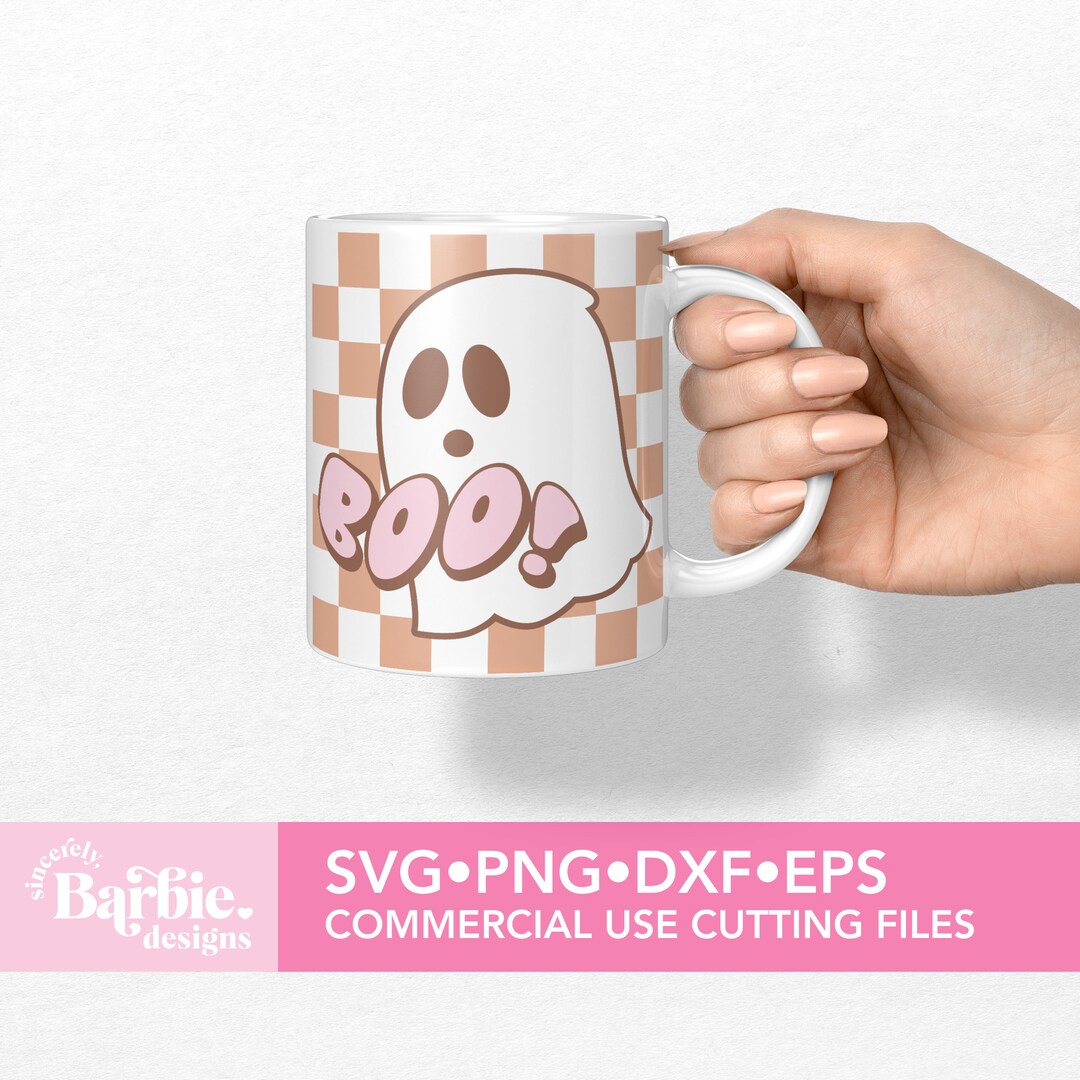 Retro Ghost SVG | Halloween Clipart (digital Download - Etsy Australia