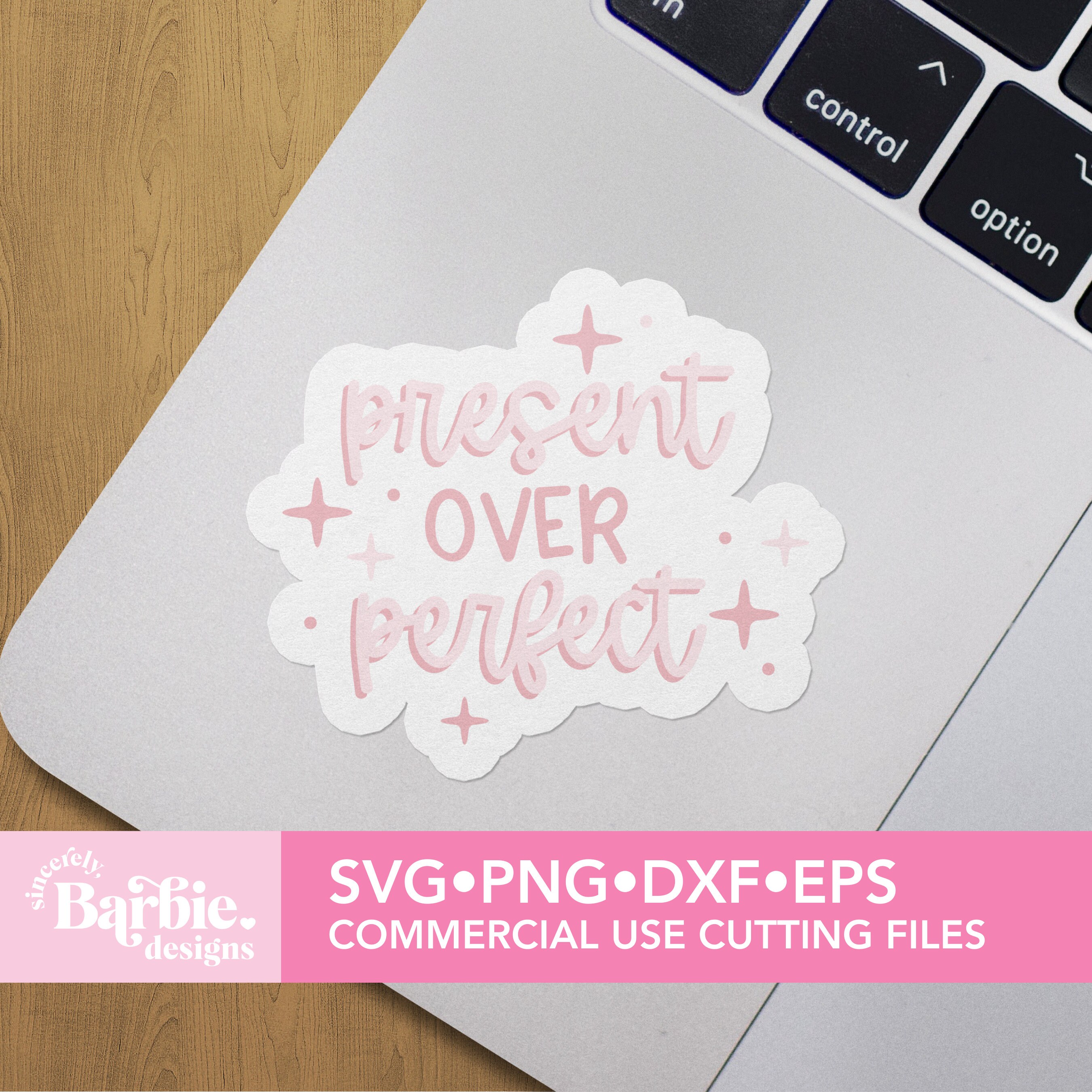 Present Over Perfect SVG File Present Over Perfect File - Etsy
