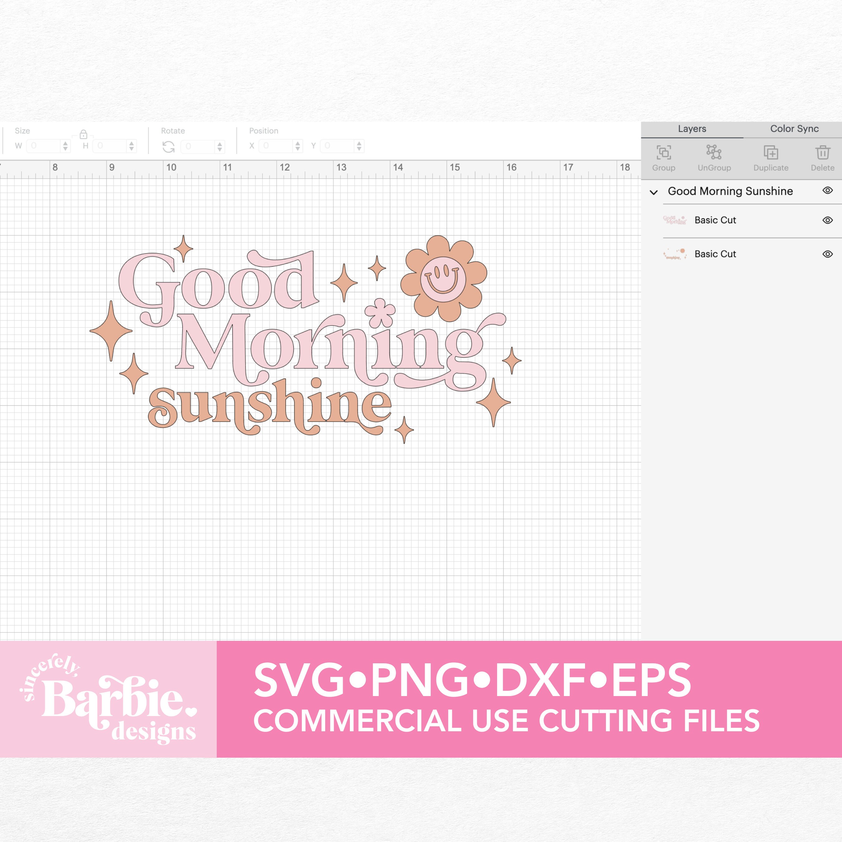 Good Morning Sunshine Svg Png Positive Affirmations Svg - Etsy