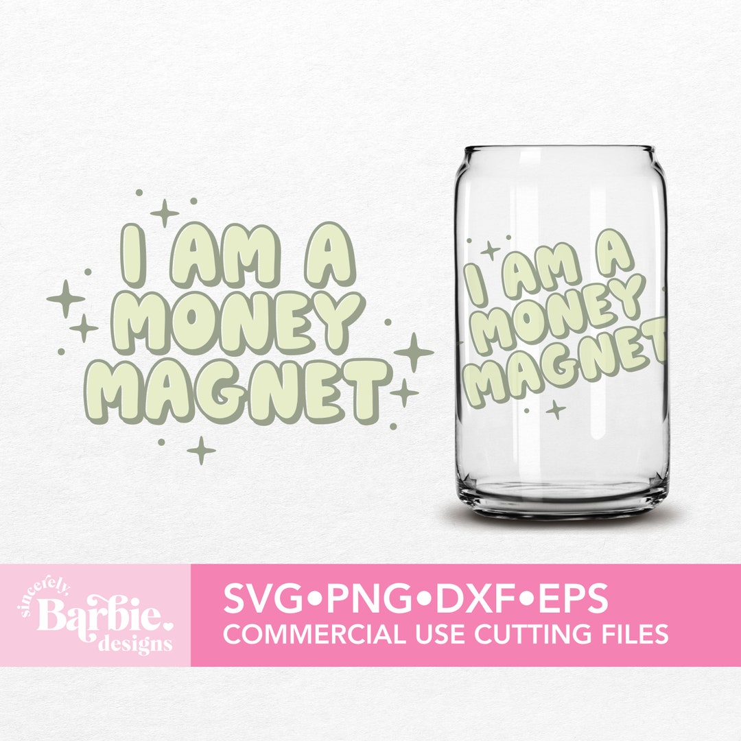 Money Magnet SVG File: Manifest Design (digital Download) - Etsy