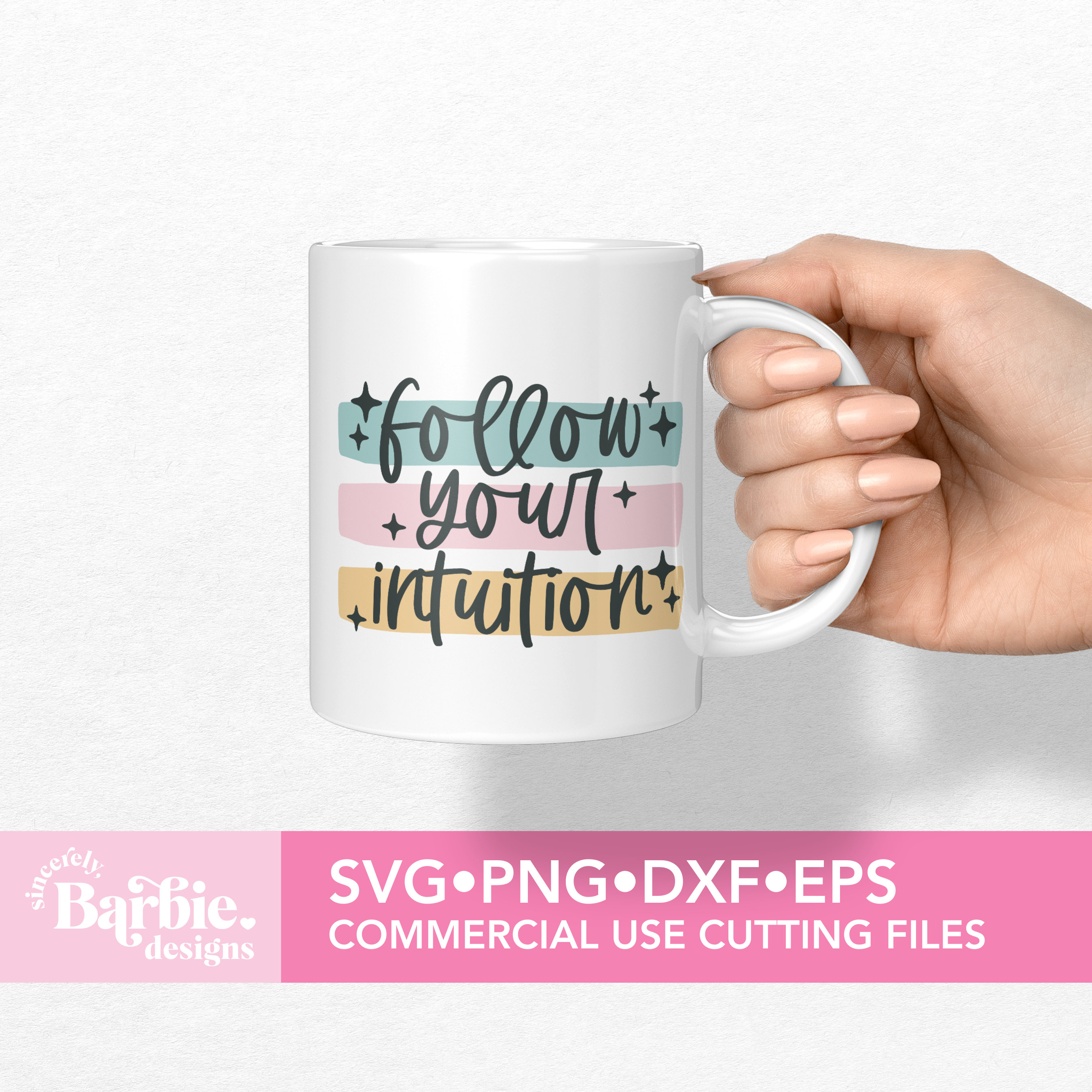 Follow Your Intuition SVG File: Cricut & Silhouette DIY (digital ...