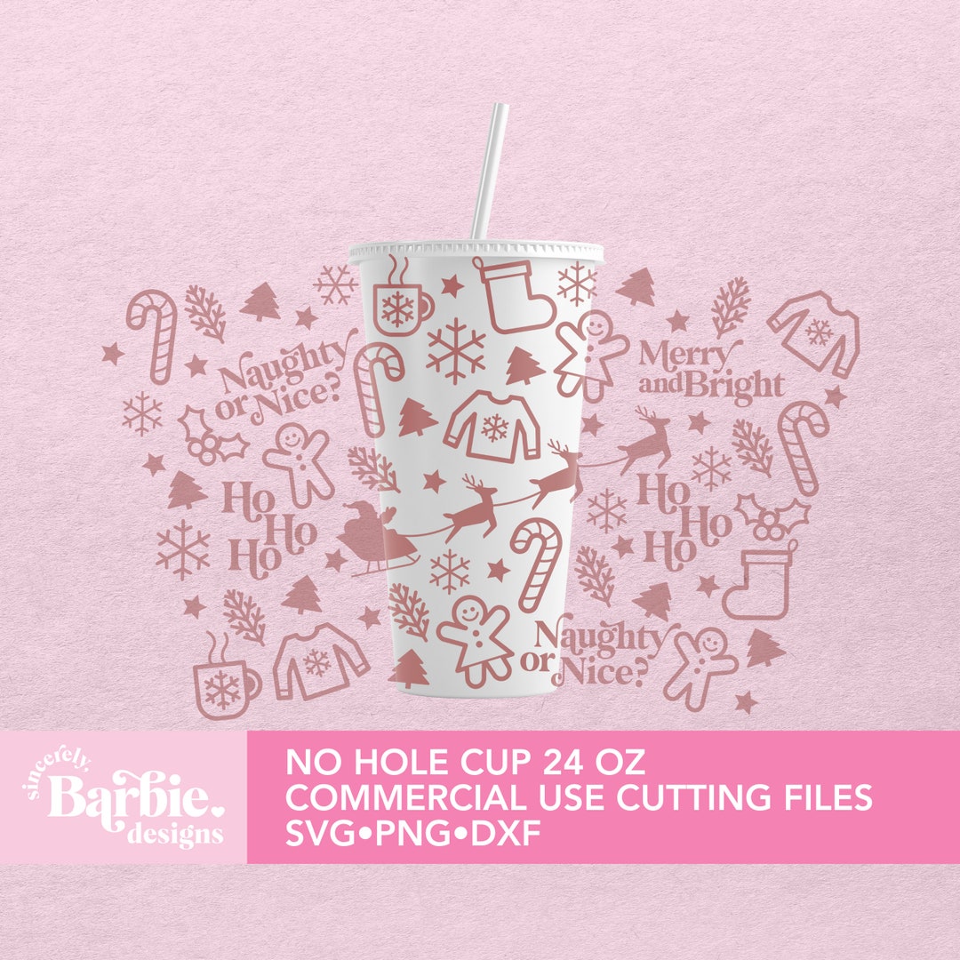 Christmas Vibes SVG: 24 Oz No Hole Cup Wrap (digital Download) - Etsy