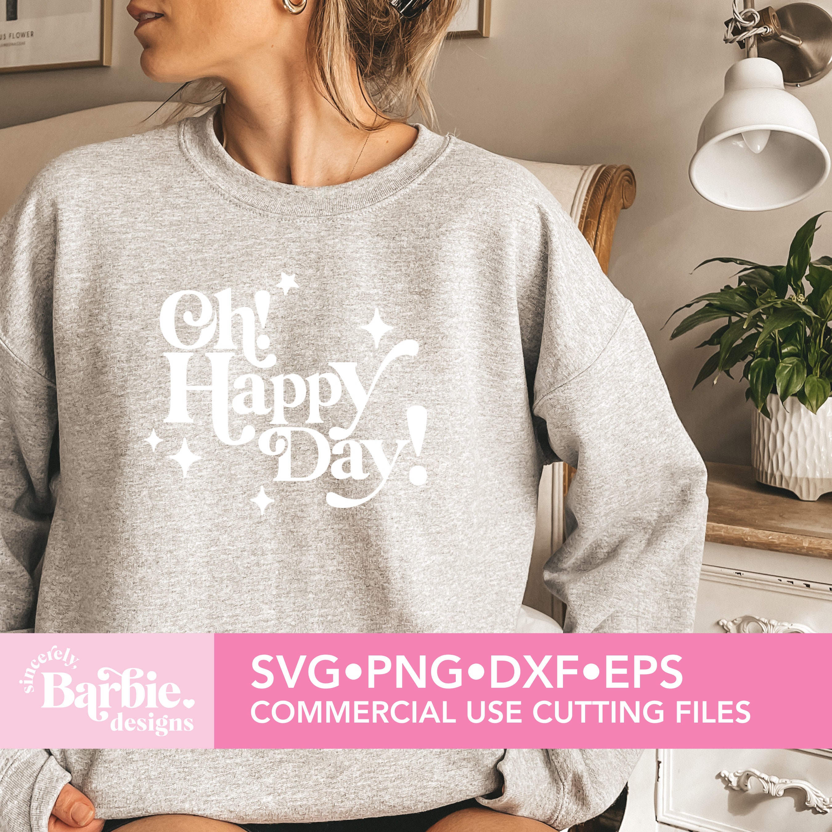 Oh Happy Day SVG File Oh Happy Day File Digital Download - Etsy