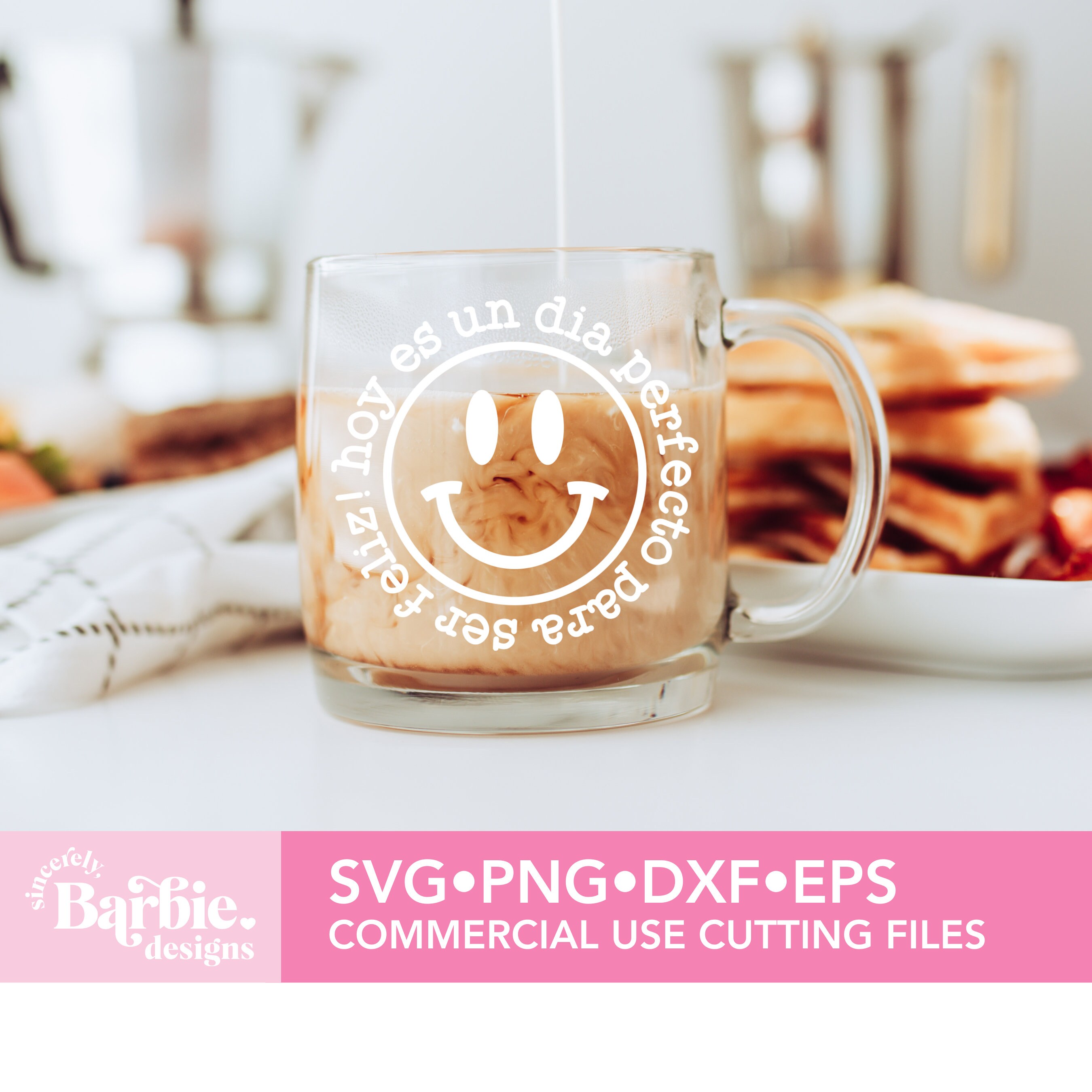 Hoy Es Un Dia Perfecto Para Ser Feliz SVG File Spanish - Etsy