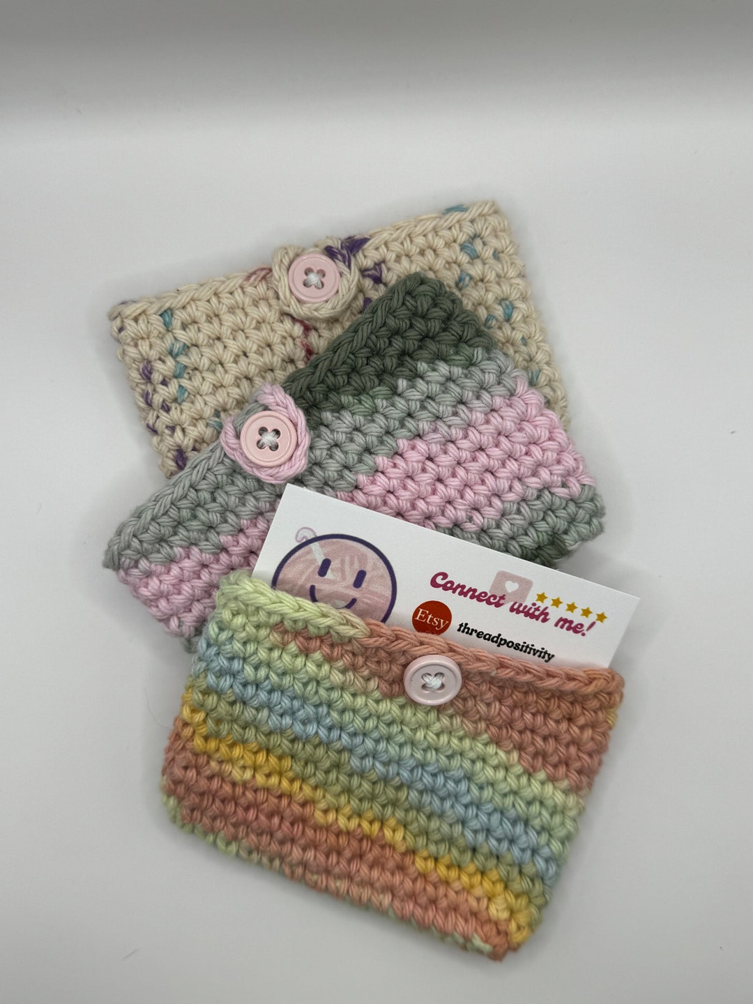 Crochet Card Wallet - Etsy