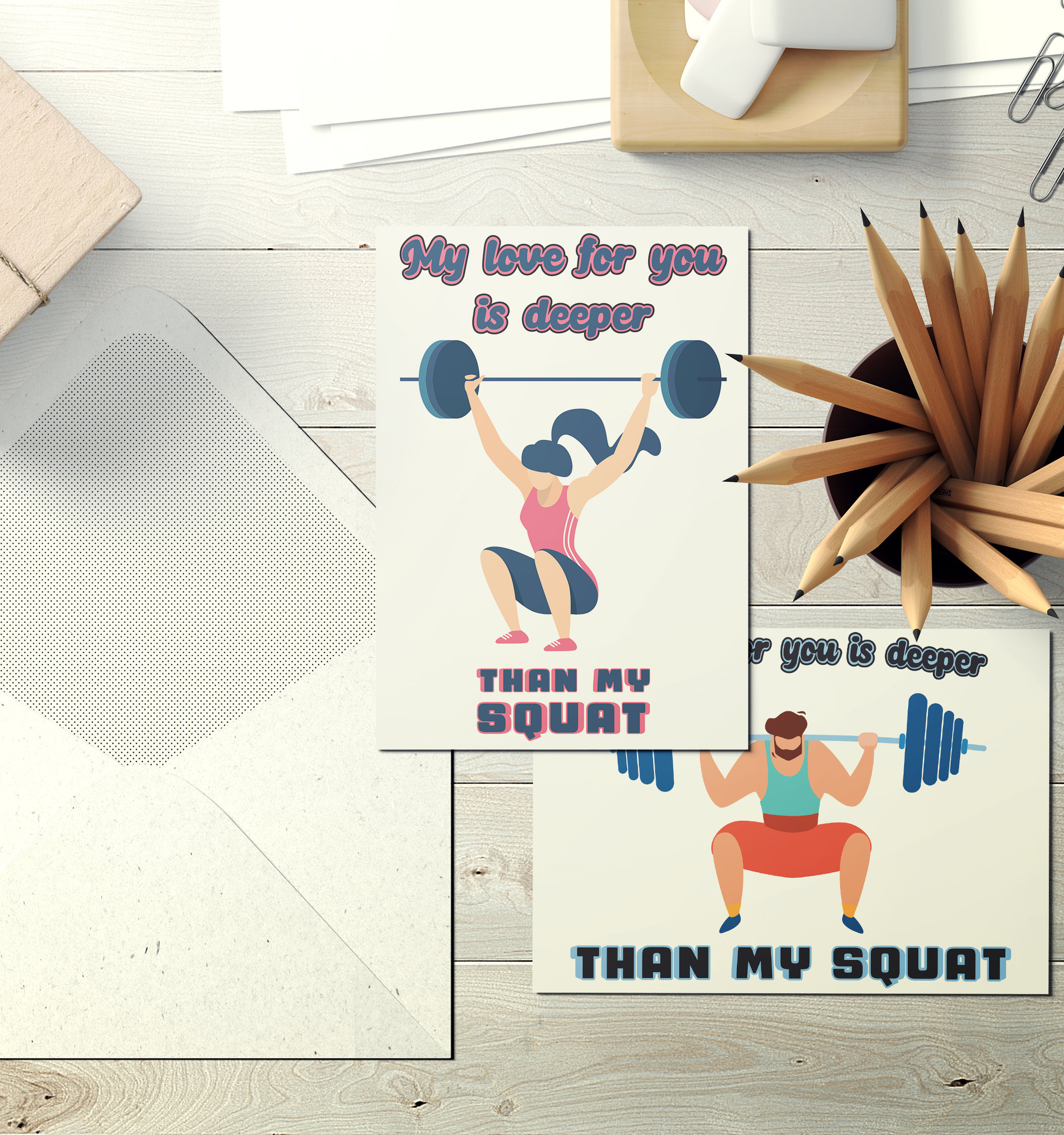 Funny Valentines Day Card for Gym Lovers Squat Greeting Card - Etsy