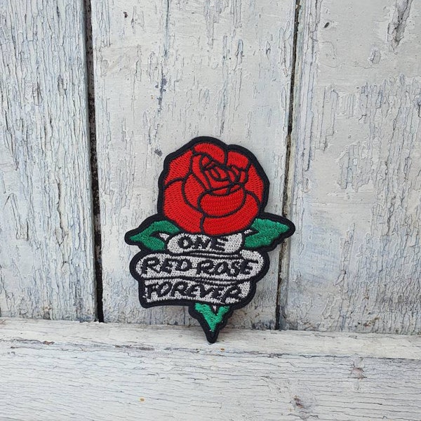 Rose Patch Iron On - Etsy