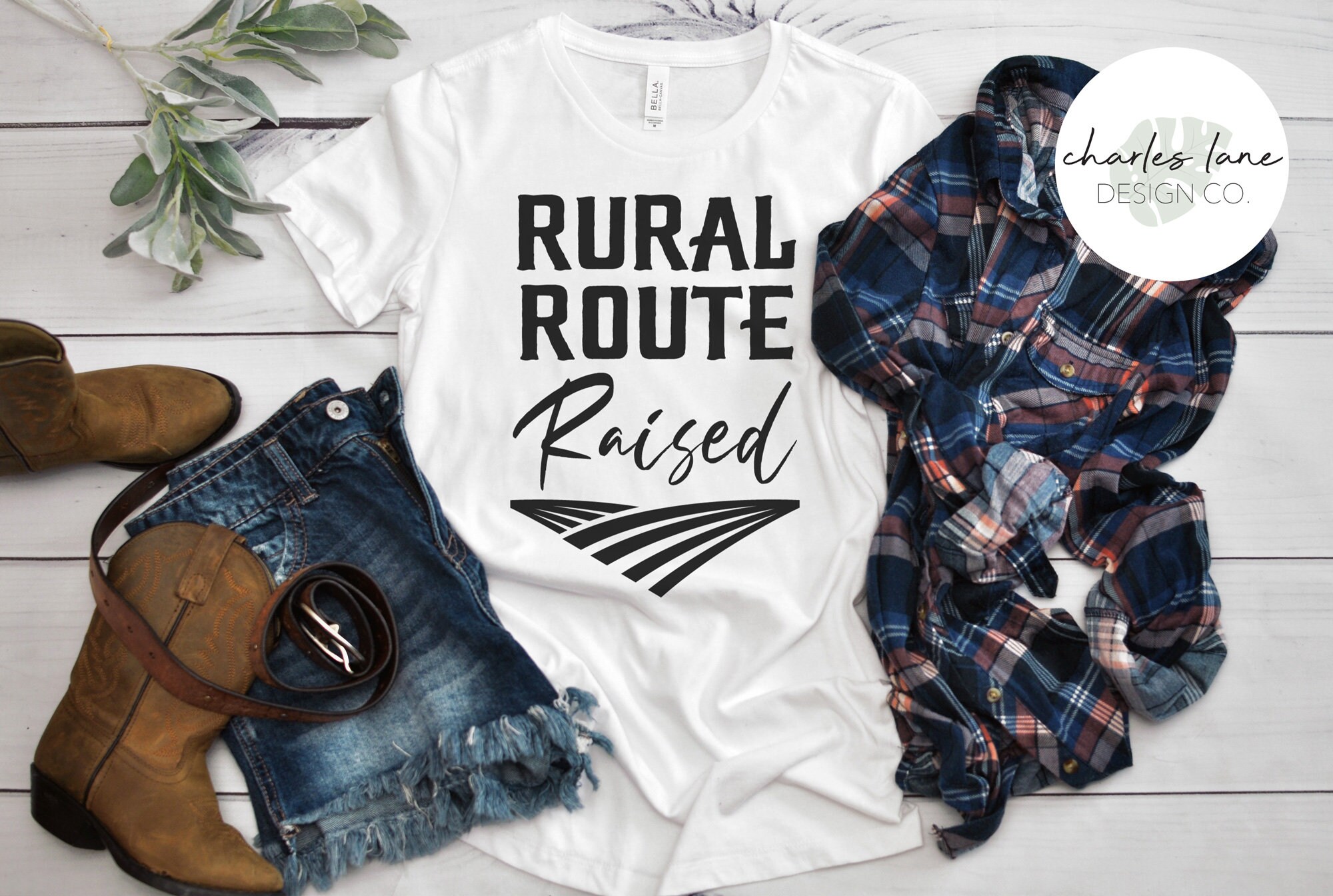 Rural Route Raised Country Living Small Town SVG Cut File - Etsy