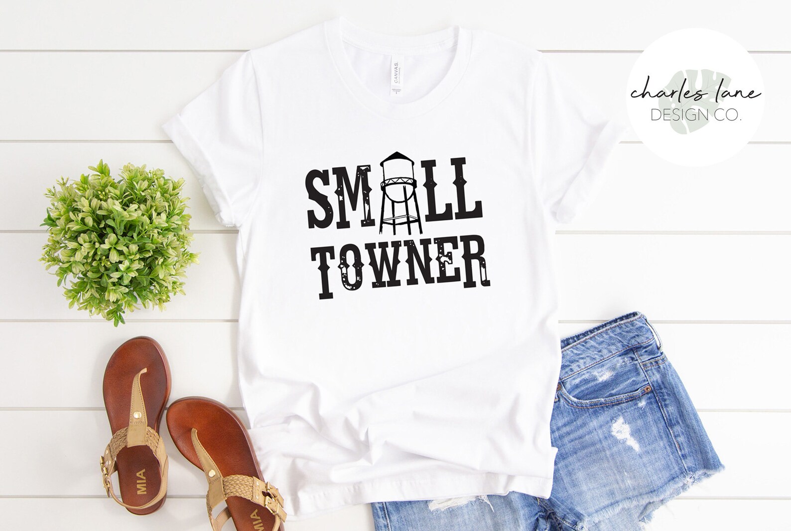 Small Towner Small Town Watertower Tshirt Distressed SVG Cut - Etsy