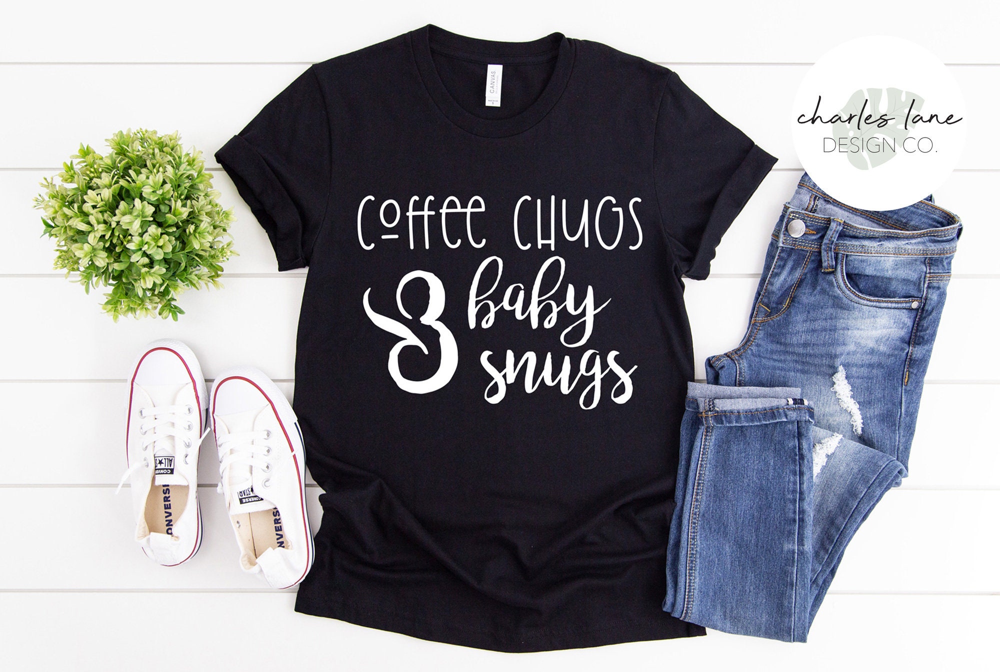 Coffee Chugs & Baby Snugs Mom Life SVG Cut File - Etsy