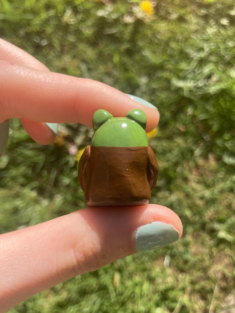 Clay Tiny Frog and Toad Figures - Handmade - Etsy