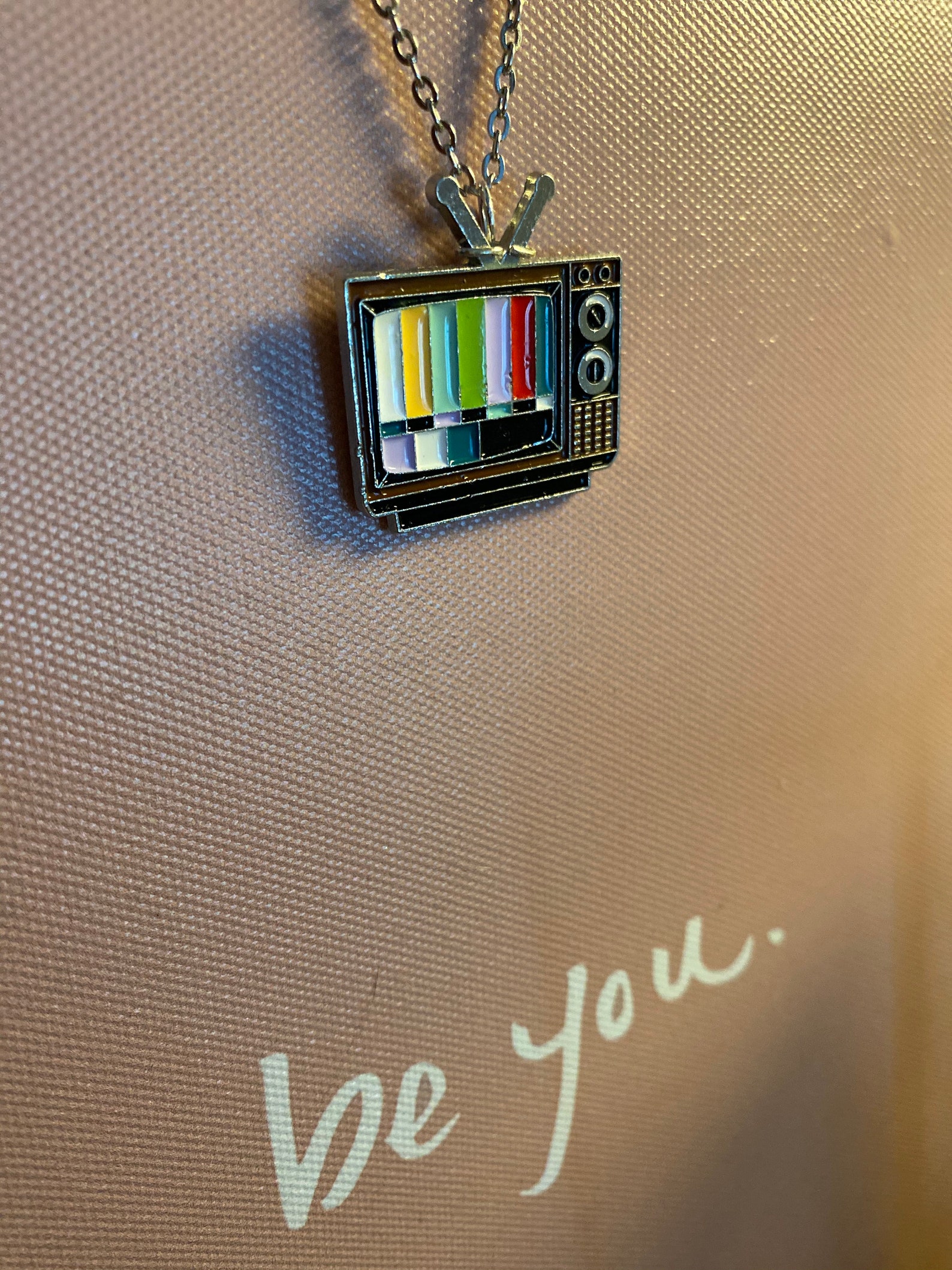 Retro TV Necklace - Etsy