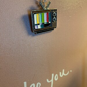 Retro TV Necklace - Etsy