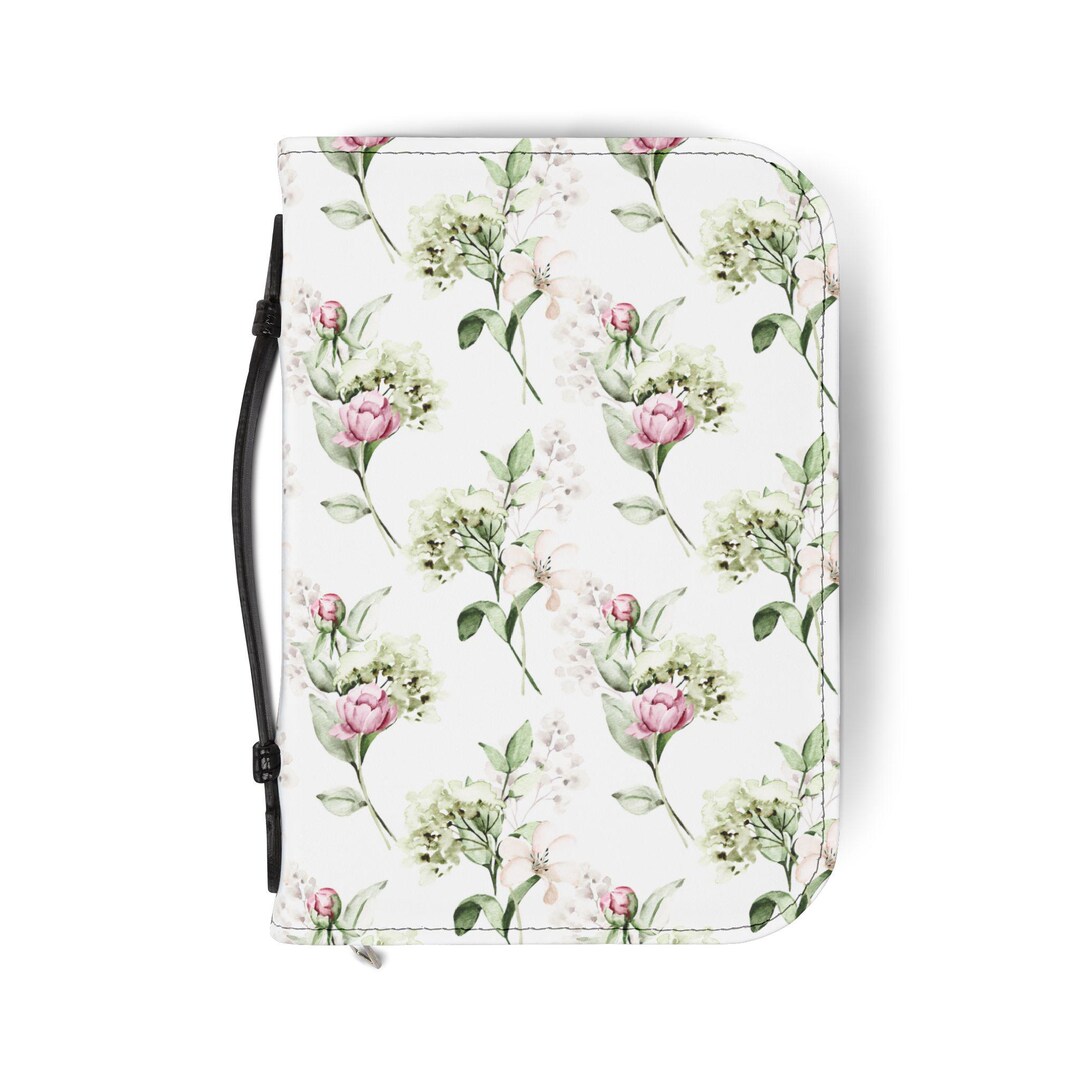Floral Bible Cover, Soft Bible Case, Religious Gift, Christian Book ...
