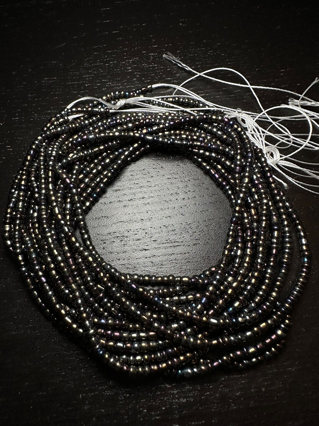 Black Metallic Waist Beads African Waist Beads Body Jewelry Weight-loss ...