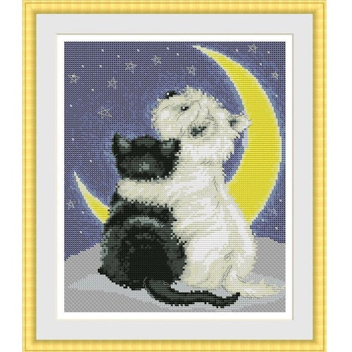 Cat Counted Cross Stitch Pattern Instant Pdf Download Animal - Etsy