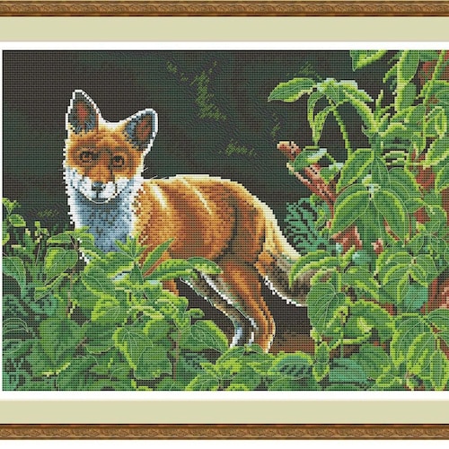 Wild Animals Cross Stitch Pattern Earth Planet Nature Digital - Etsy