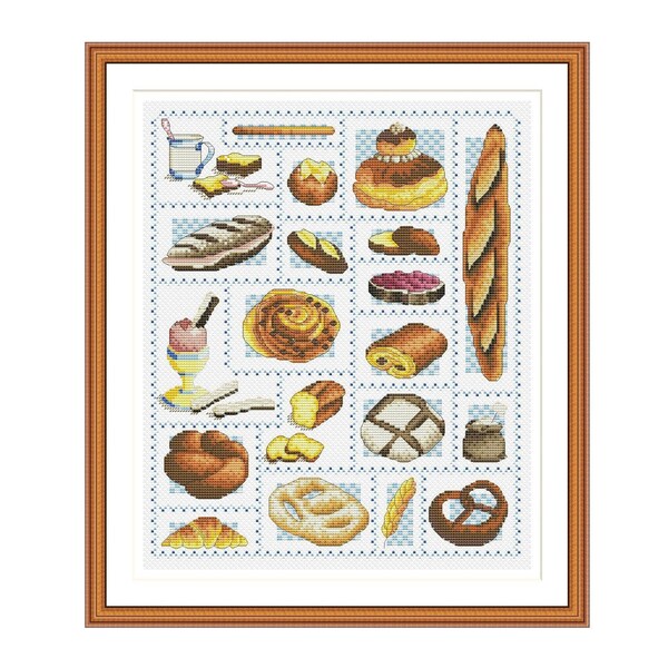 Bread Cross Stitch - Etsy