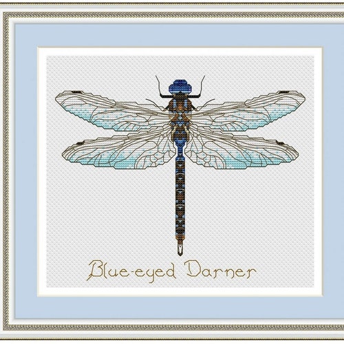 Dragonfly Cross Stitch Pattern Instant Download Pdf Dragonfly - Etsy