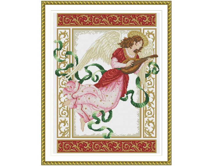 Angel Cross Stitch Pattern Digital Instant Download PDF - Etsy