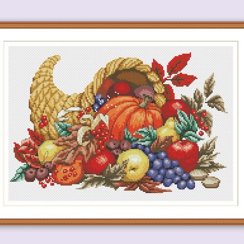 Thankful Cross Stitch Pattern Instant PDF Digital Download - Etsy