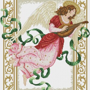 Angel Cross Stitch Pattern Digital Instant Download PDF - Etsy
