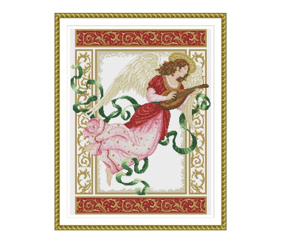 Angel Cross Stitch Pattern Digital Instant Download PDF - Etsy
