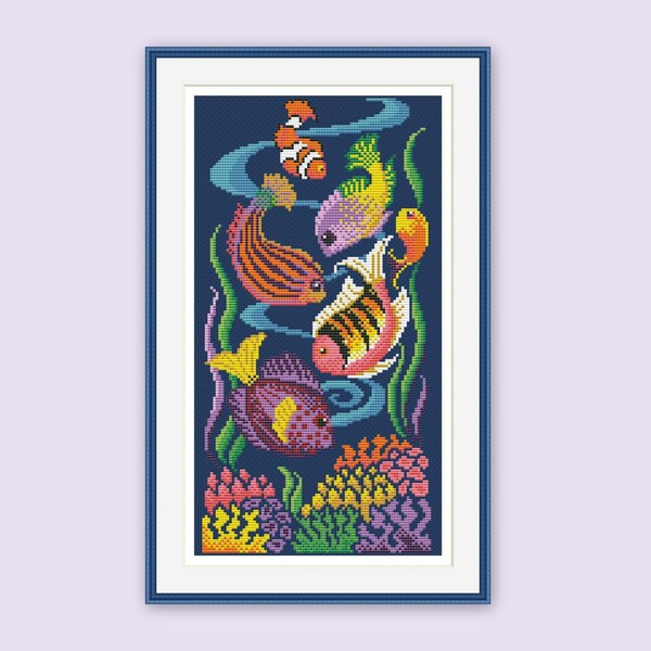 Fishing Cross Stitch - Etsy