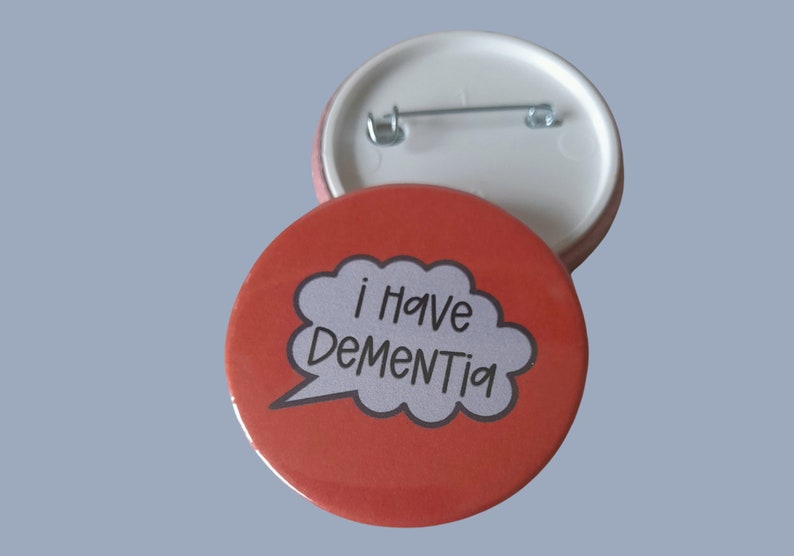 Hidden Disability Badge 'I Have Dementia' With Cute Speech Bubble ...
