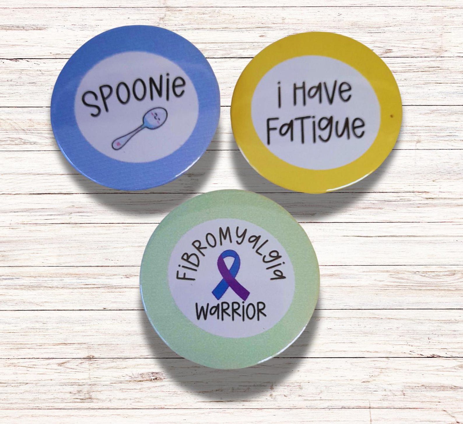 Hidden Disability Badge Collection, Fibromyalgia Badge Collection ...