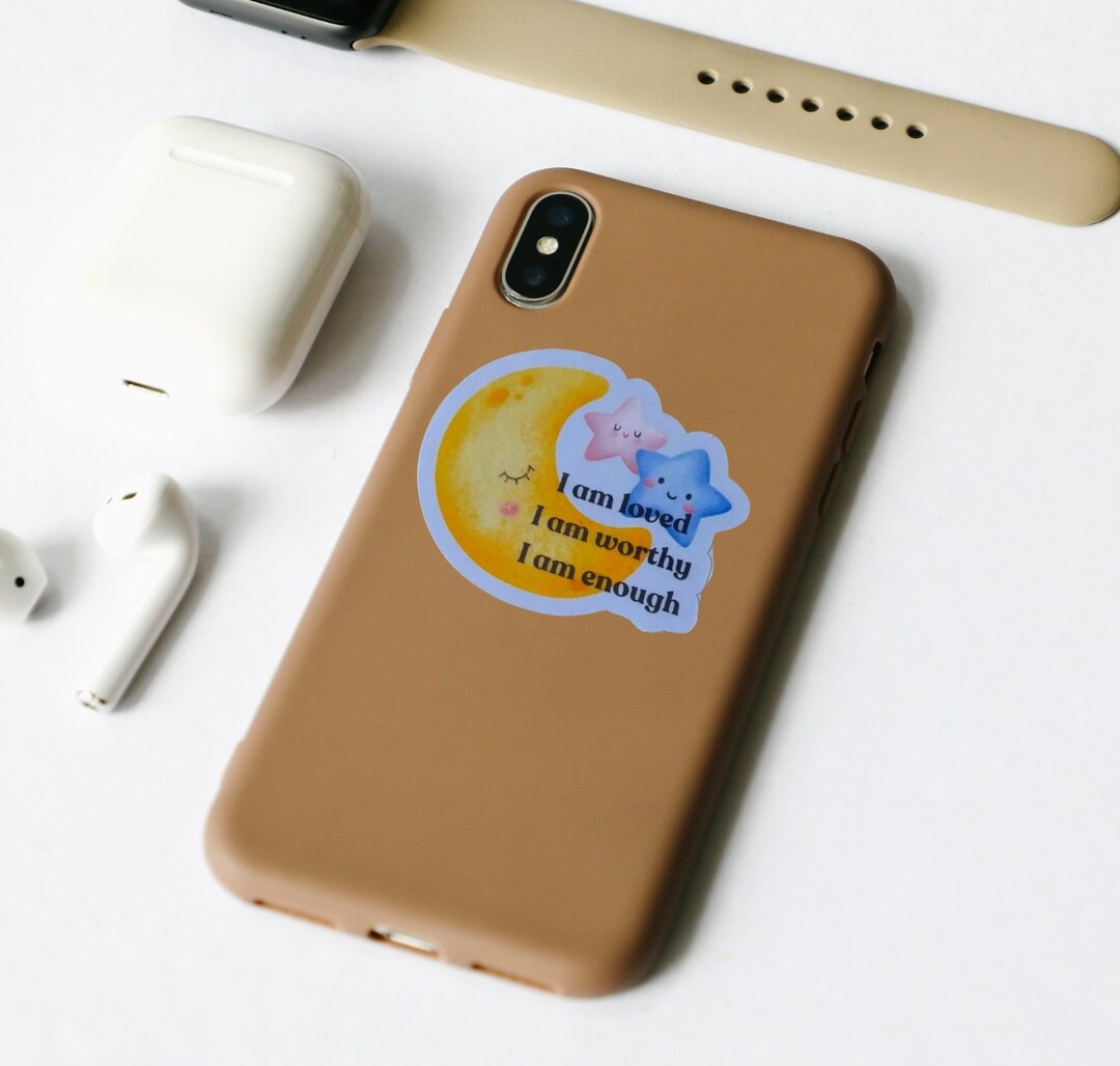 I Am Loved Sticker, Mental Health Sticker, Positive Affirmation ...