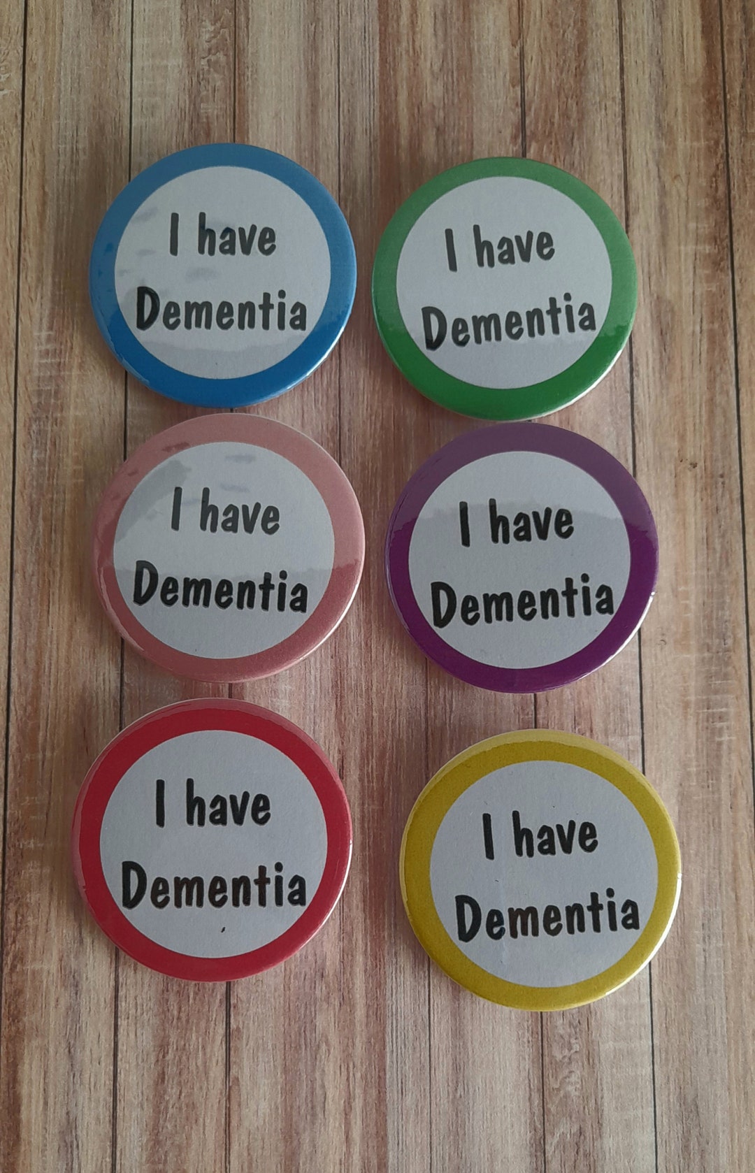 I Have Dementia Hidden Disability Badge Alzheimers Support - Etsy