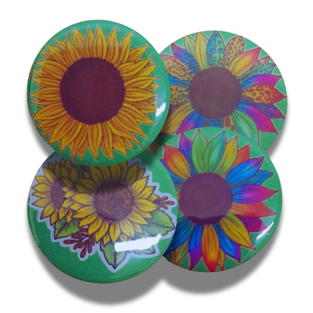 Sunflower Hidden Disability Badge, 4 Designs, 25mm and 45mm Badges or ...