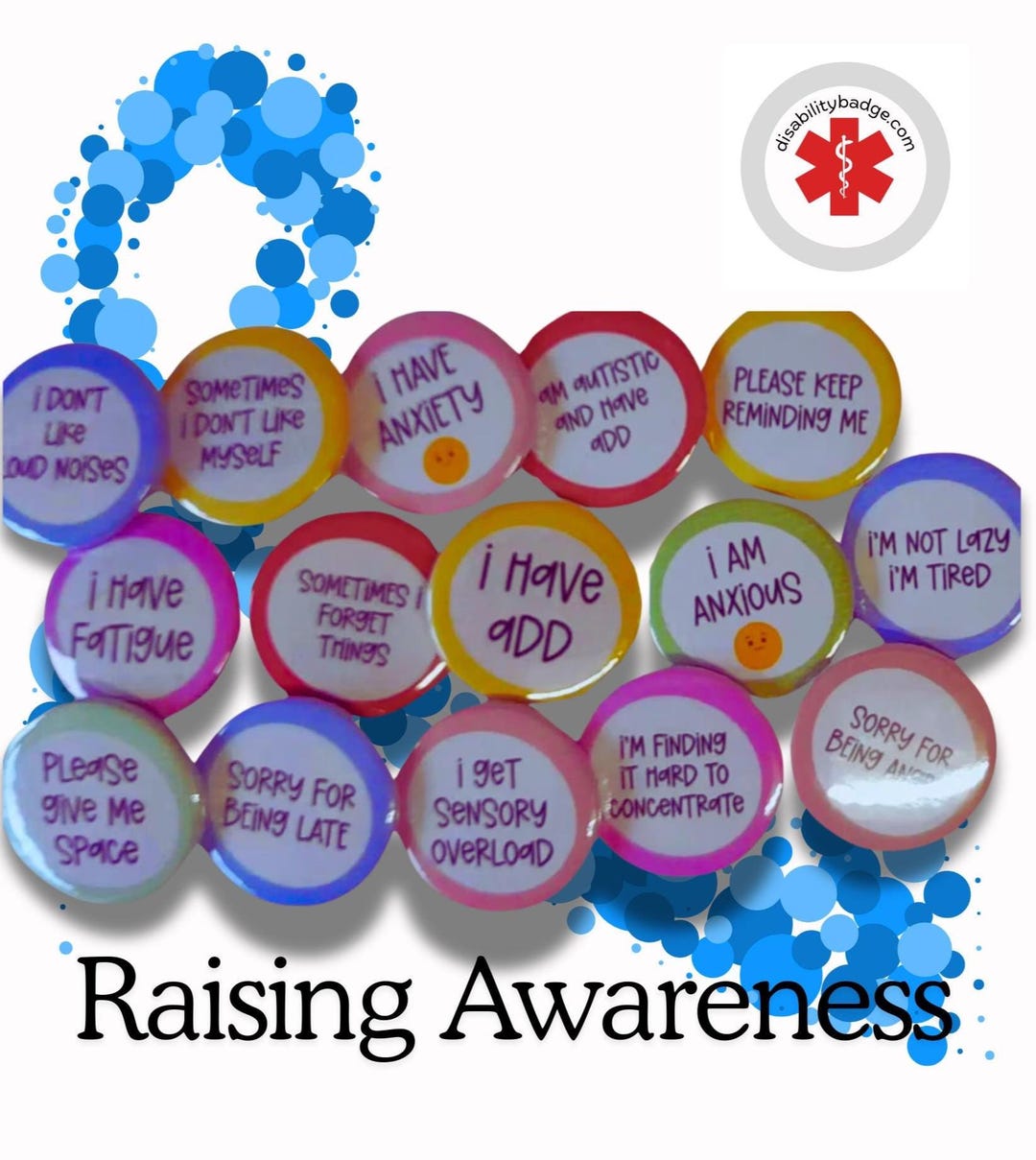 Hidden Disability Keyring – ADD Awareness, Invisible Illness Support ...