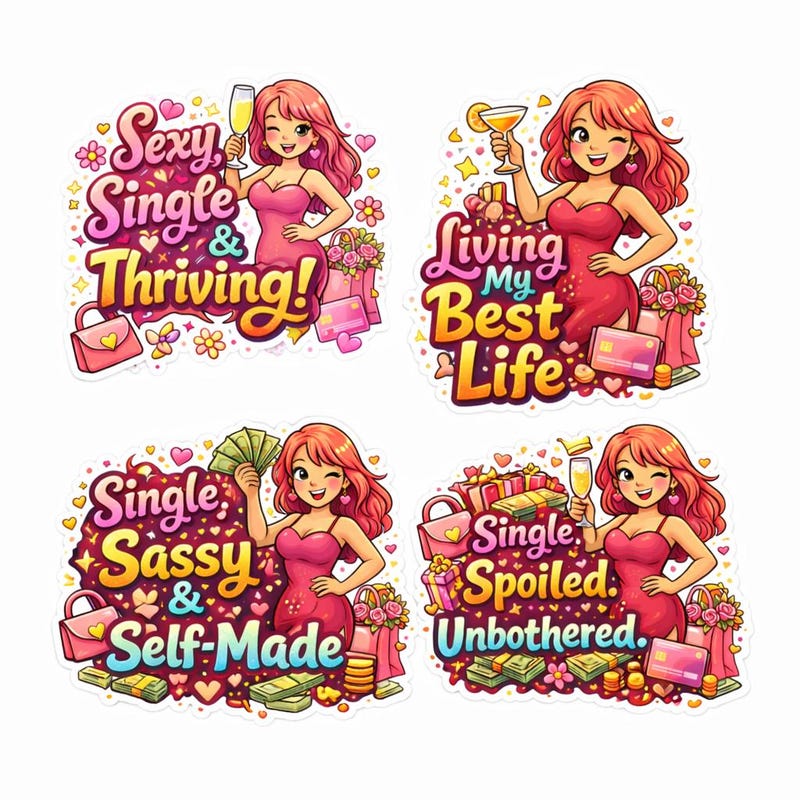 Unbothered Vinyl Sticker - Etsy UK