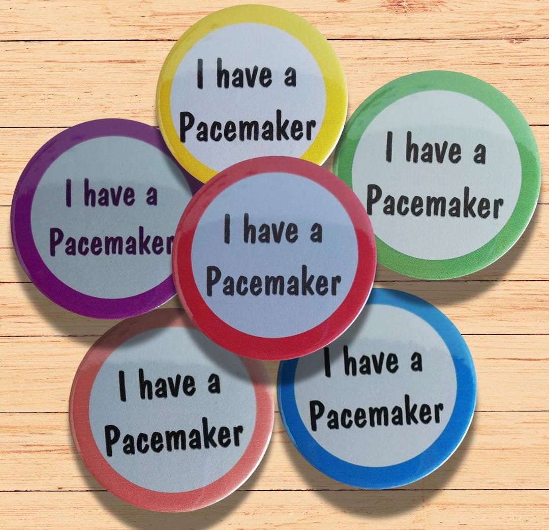 I Have a Pacemaker Hidden Disvability Pin Badge – Medical Awareness ...