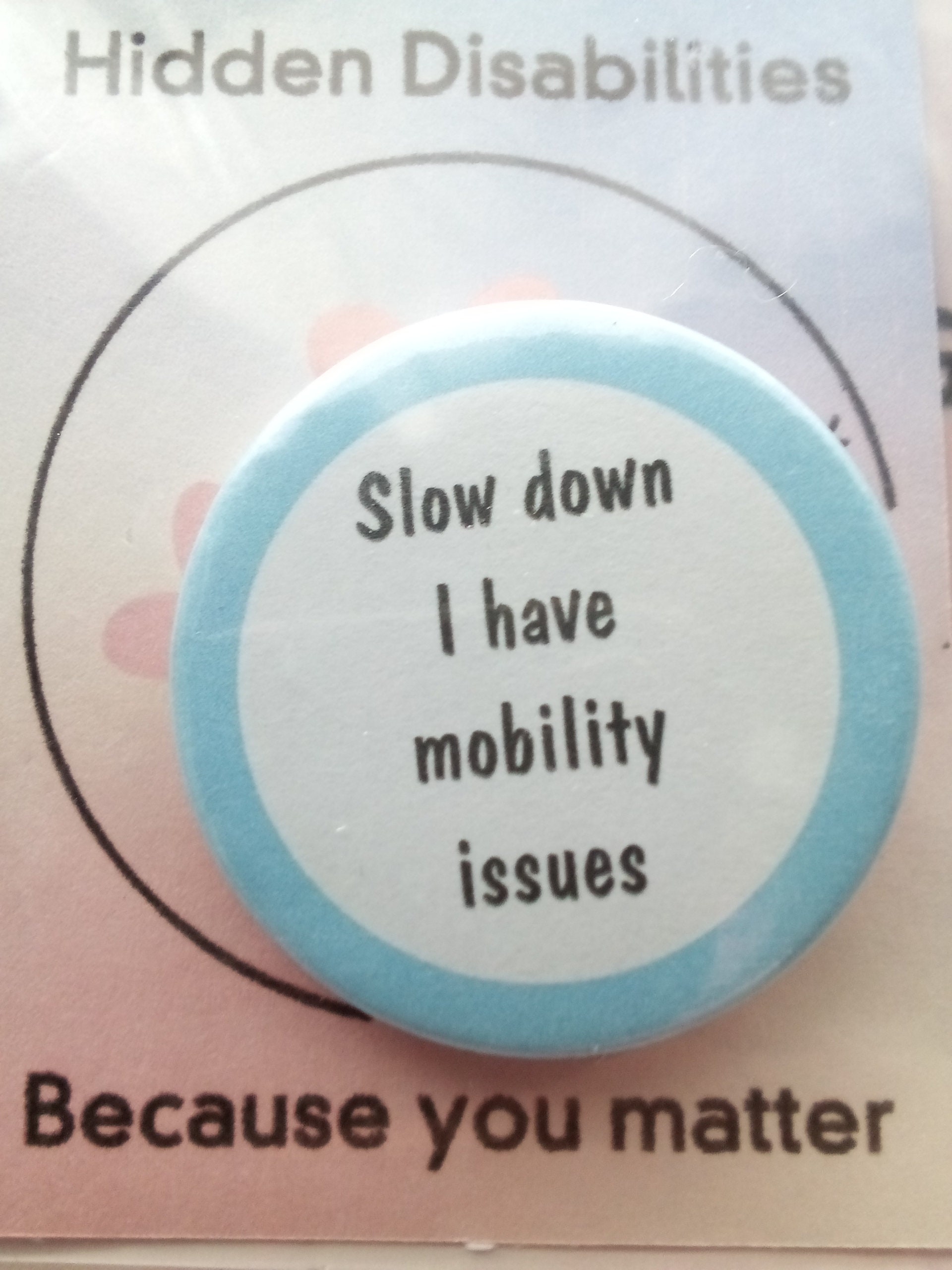 Hidden Disability Badges Invisible Disability Awareness Hidden ...