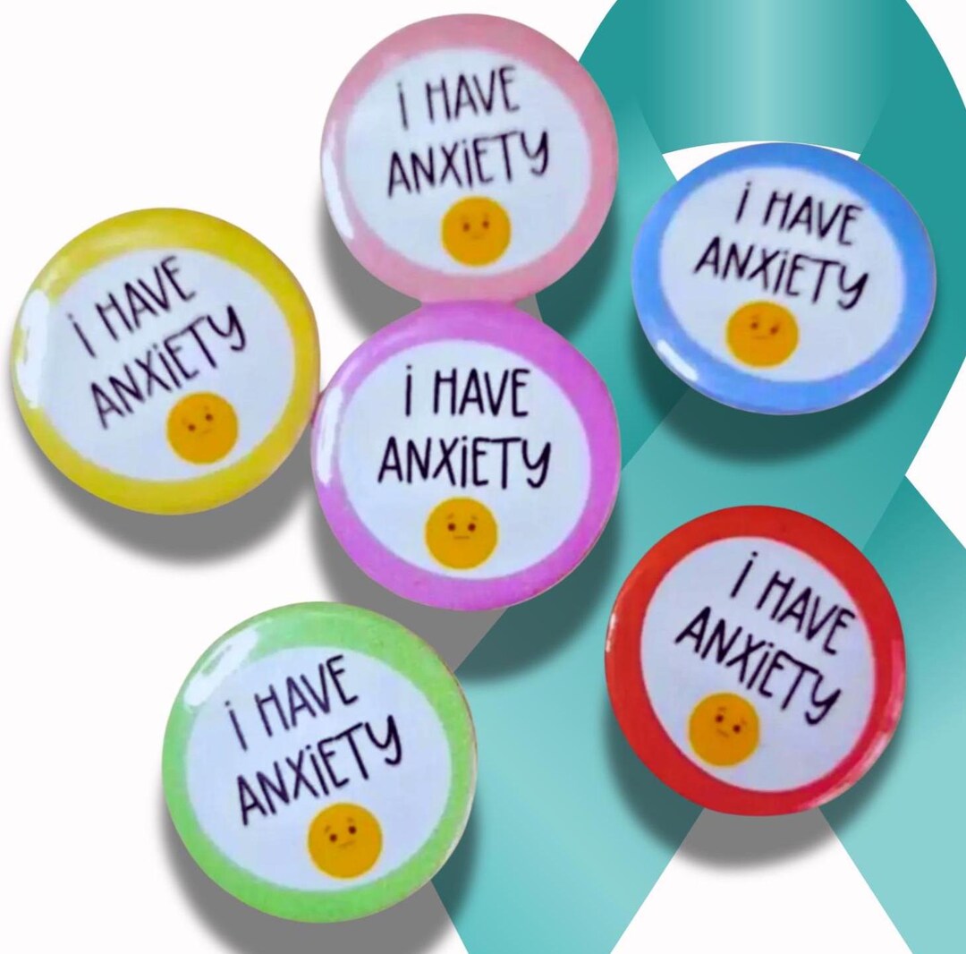 I Have Anxiety Badge or Keyring: Hidden Disability Awareness - Etsy