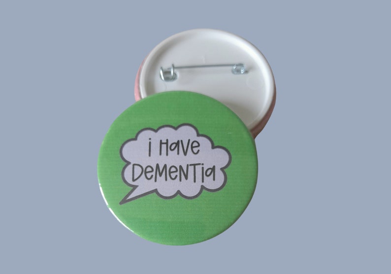 Hidden Disability Badge 'I Have Dementia' With Cute Speech Bubble ...