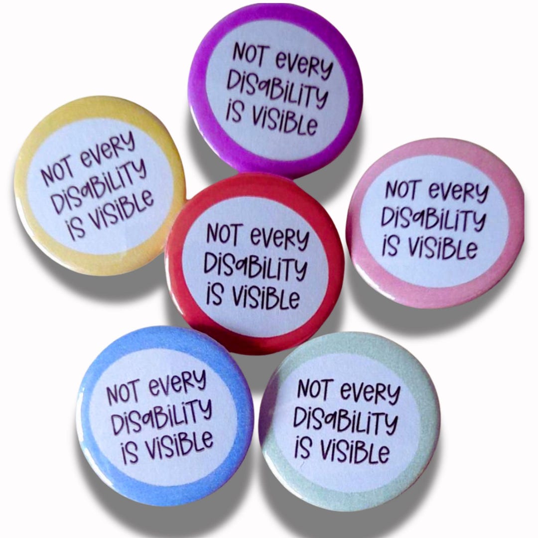 Hidden Disability Awareness Badge – Not Every Disability is Visible ...