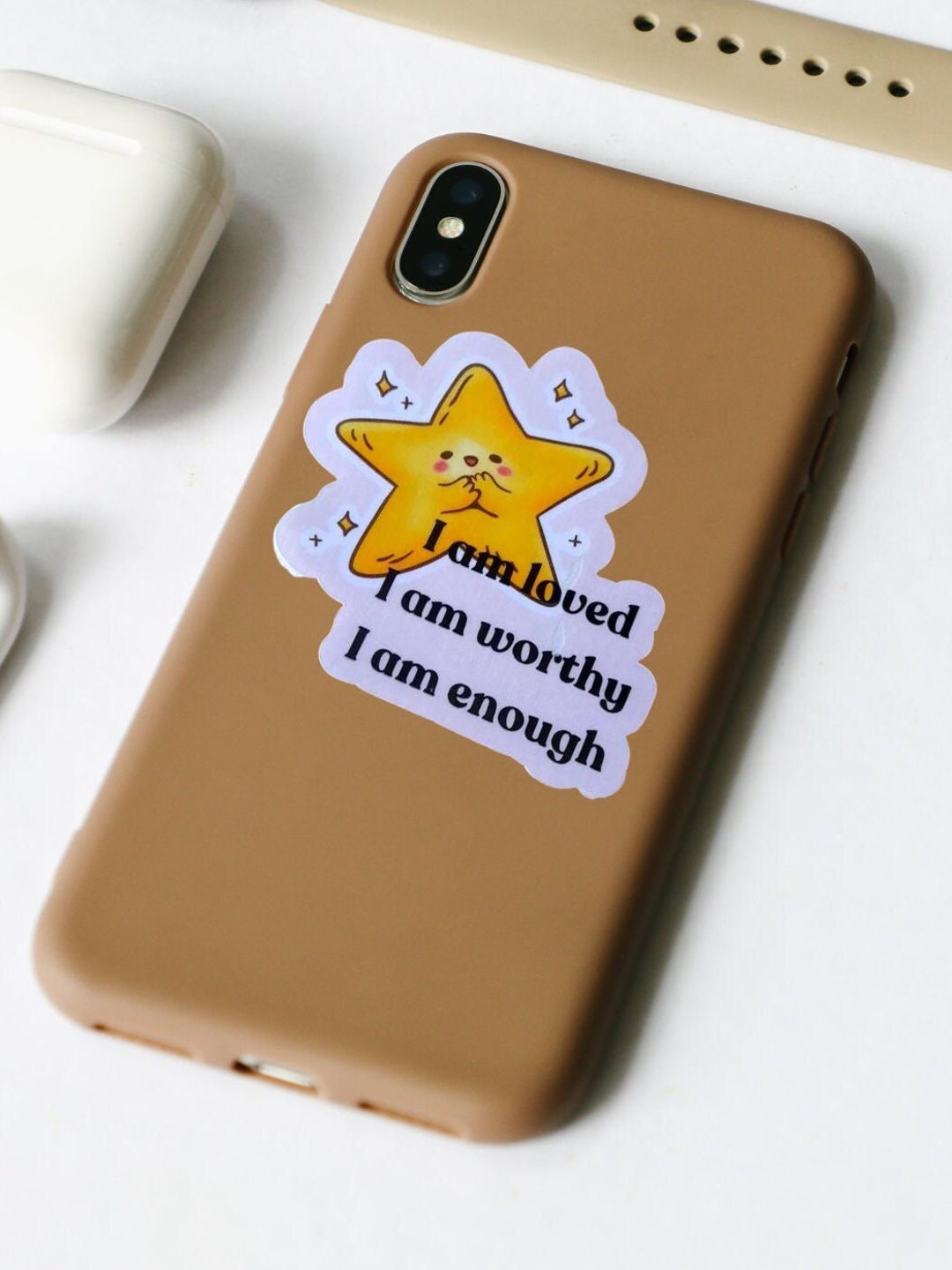 I Am Loved Sticker, Mental Health Sticker, Positive Affirmation ...