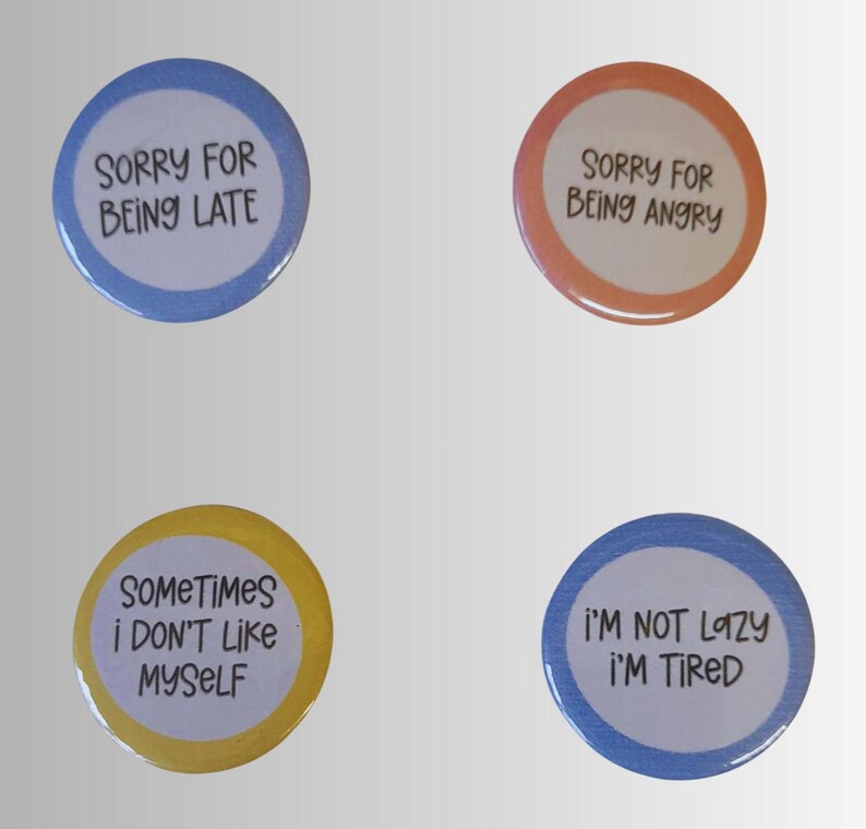 Hidden Disability Badge Collection, ADD Badge Collection, Invisible ...