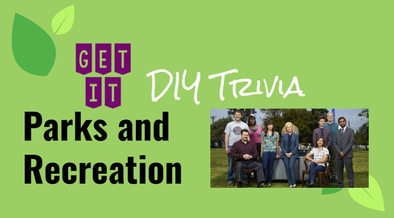 Parks and Recreation DIY Trivia Night - Etsy