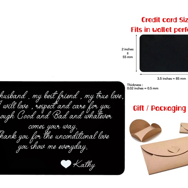 Wallet Insert - Etsy